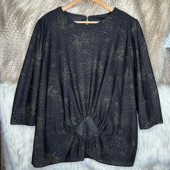 Vintage | Tops | Vintage Glittery Shooting Star Blouse | Poshmark